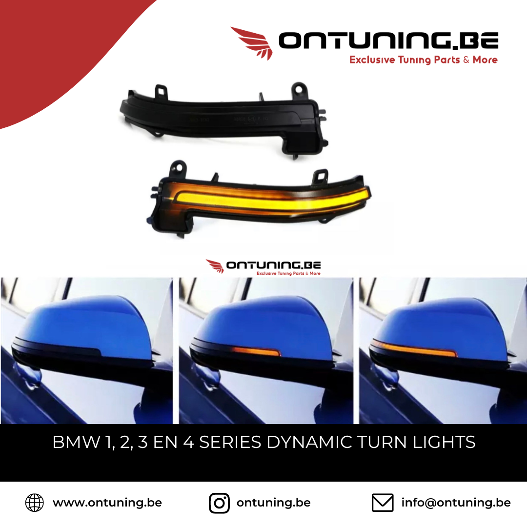 BMW 1, 2, 3 en 4 Series Dynamic Turn Lights Pinkers – On Tuning