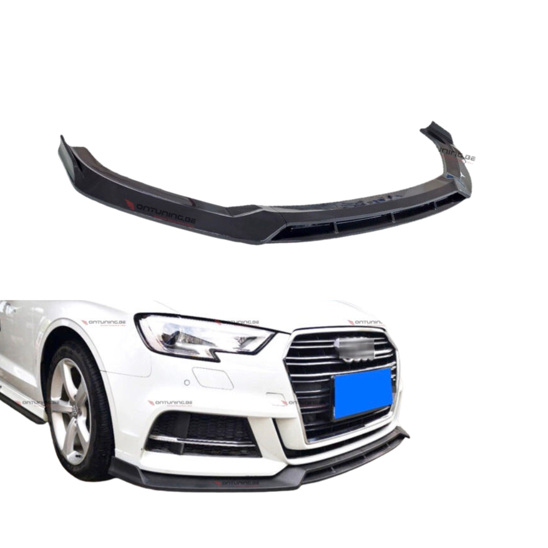 Audi A3 8V Facelift (2016-2020) RS Look Front Lip Gloss Black – On Tuning